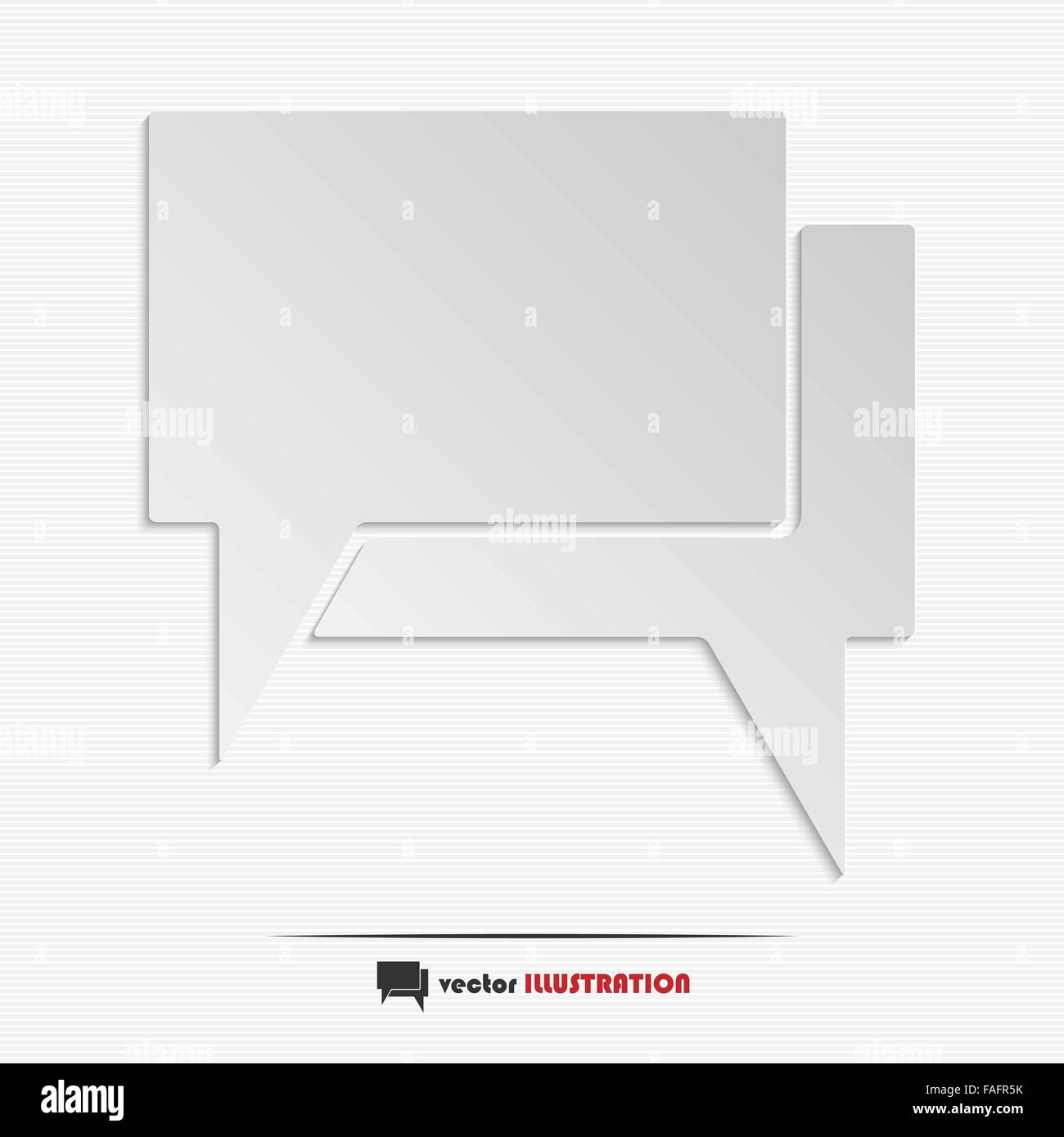 Speech speech bubbles Stock Vector Images - Alamy