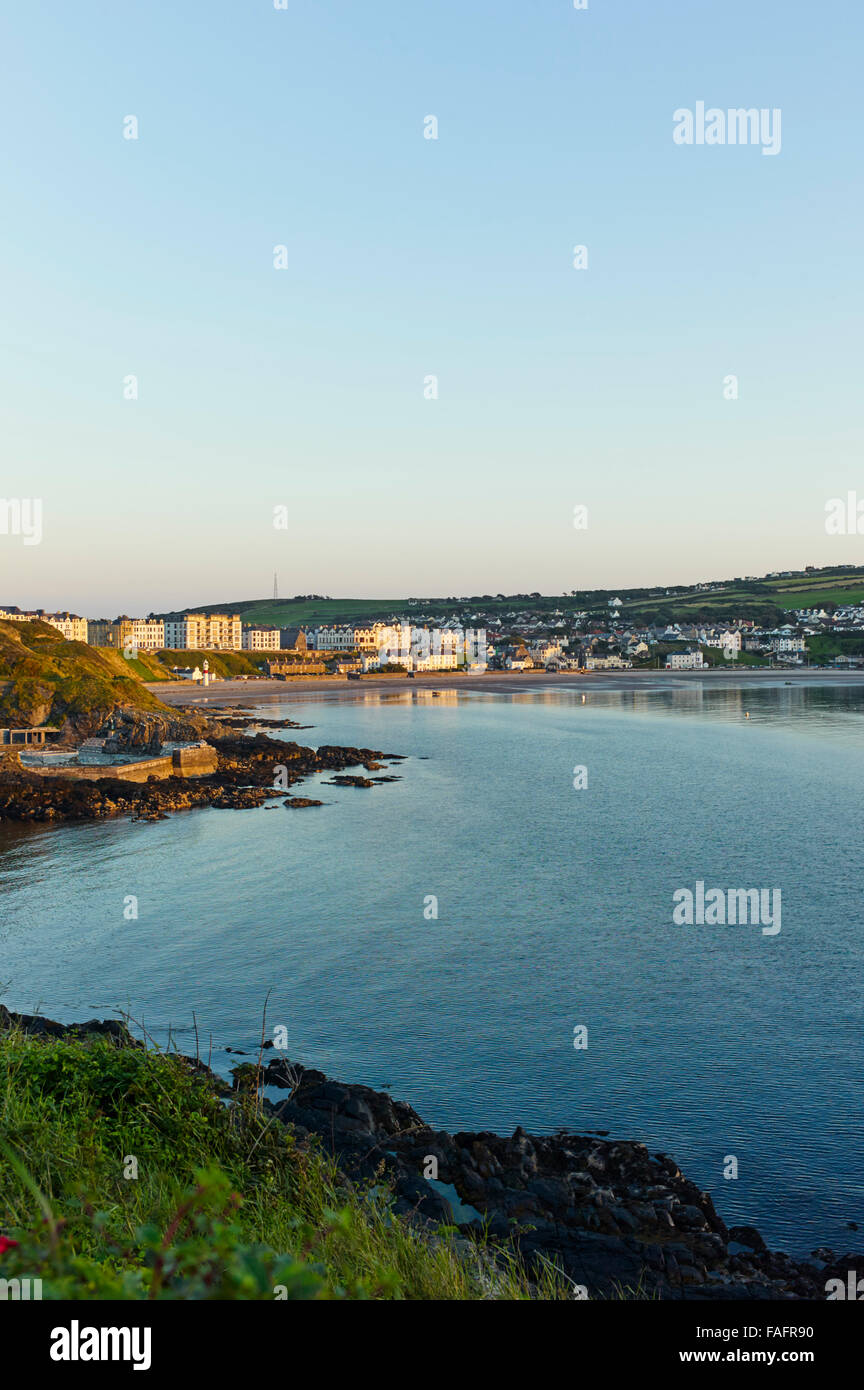 Port Erin bay in evening Stock Photo - Alamy