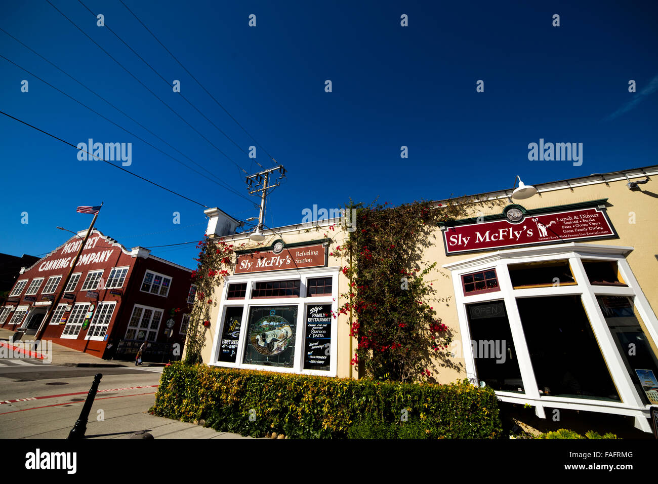 Shops on Cannery Row, Monterey, California Stock Photo - Alamy