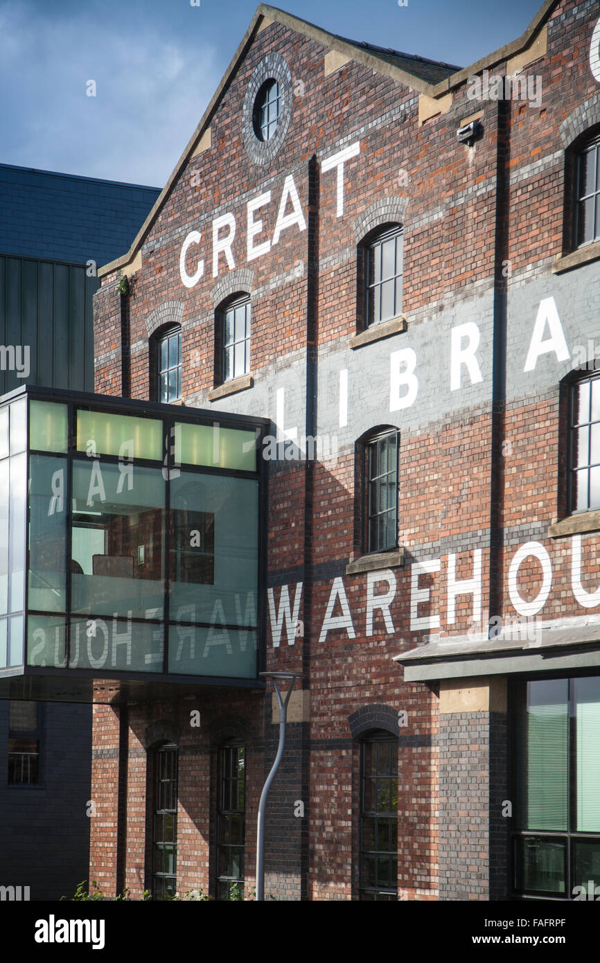 The Great Central Library Warehouse at Lincoln University Stock Photo ...