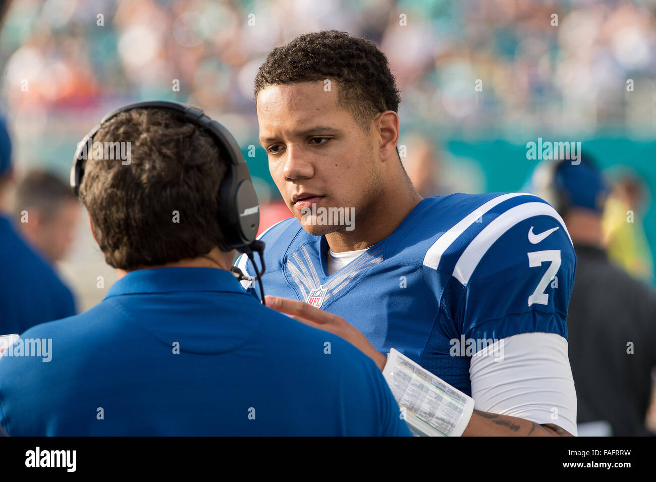 Miami Gardens FL, USA. 27th Dec, 2015. Stephen Morris #7 of ...