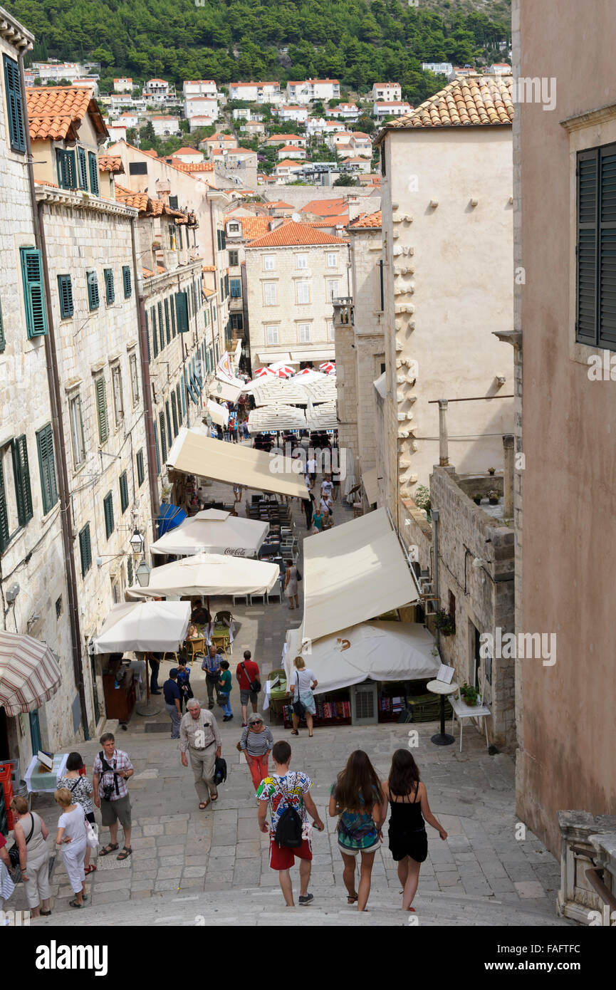 Dubrovnik steps hi-res stock photography and images - Alamy