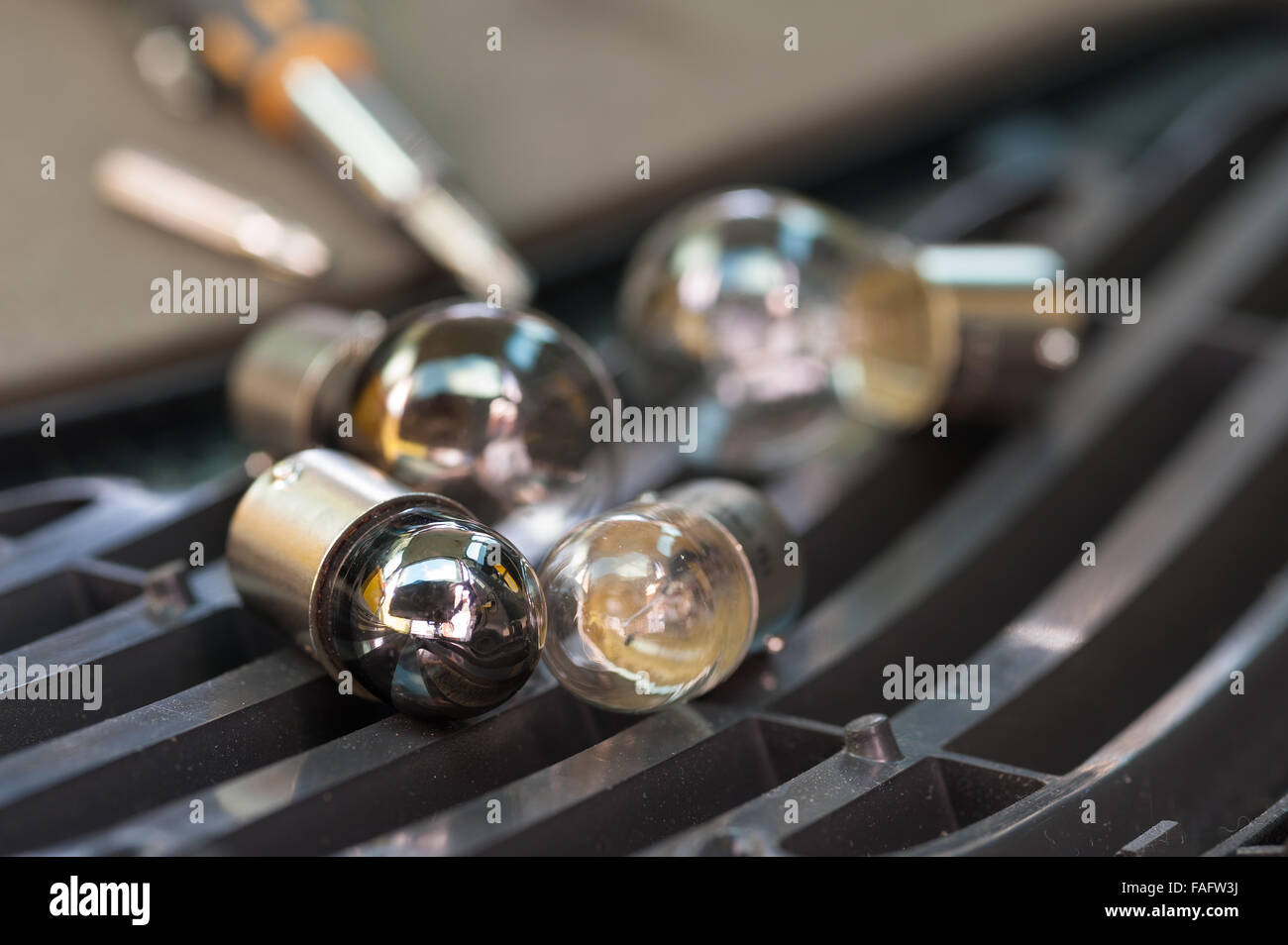 Car rear lights night hi-res stock photography and images - Alamy