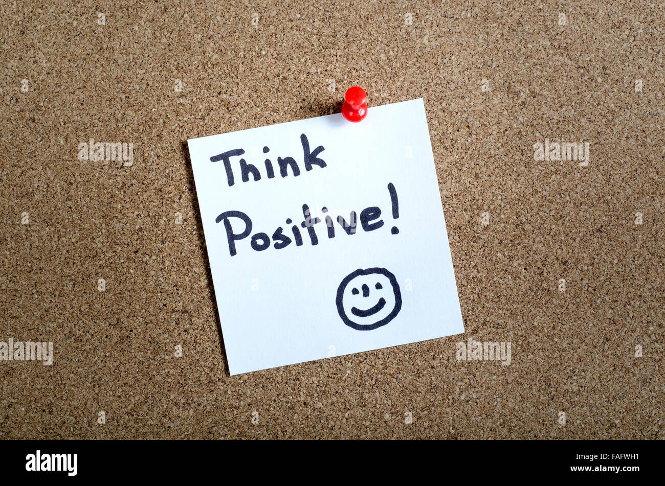 Think Positive Slogan Stock Photos & Think Positive Slogan Stock Images ...