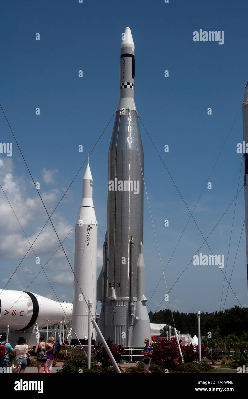 Kennedy Space Center NASA Rocket Garden Stock Photo - Alamy