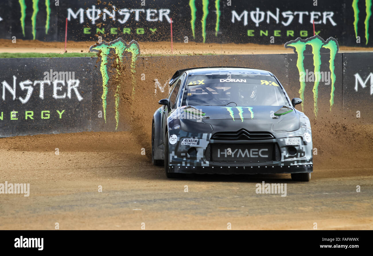 Liam Doran drives Citroen DS3 of SDRX Team in FIA World Rallycross ...