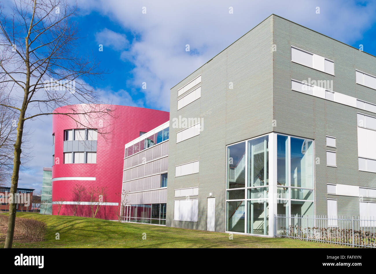 modern office buildings in the netherlands Stock Photo - Alamy