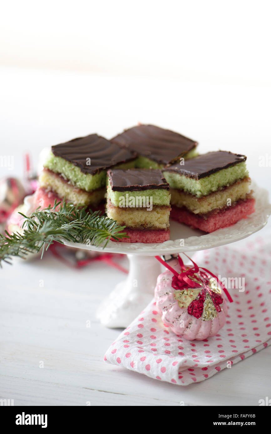 Italian layer cookies for Christmas Stock Photo - Alamy