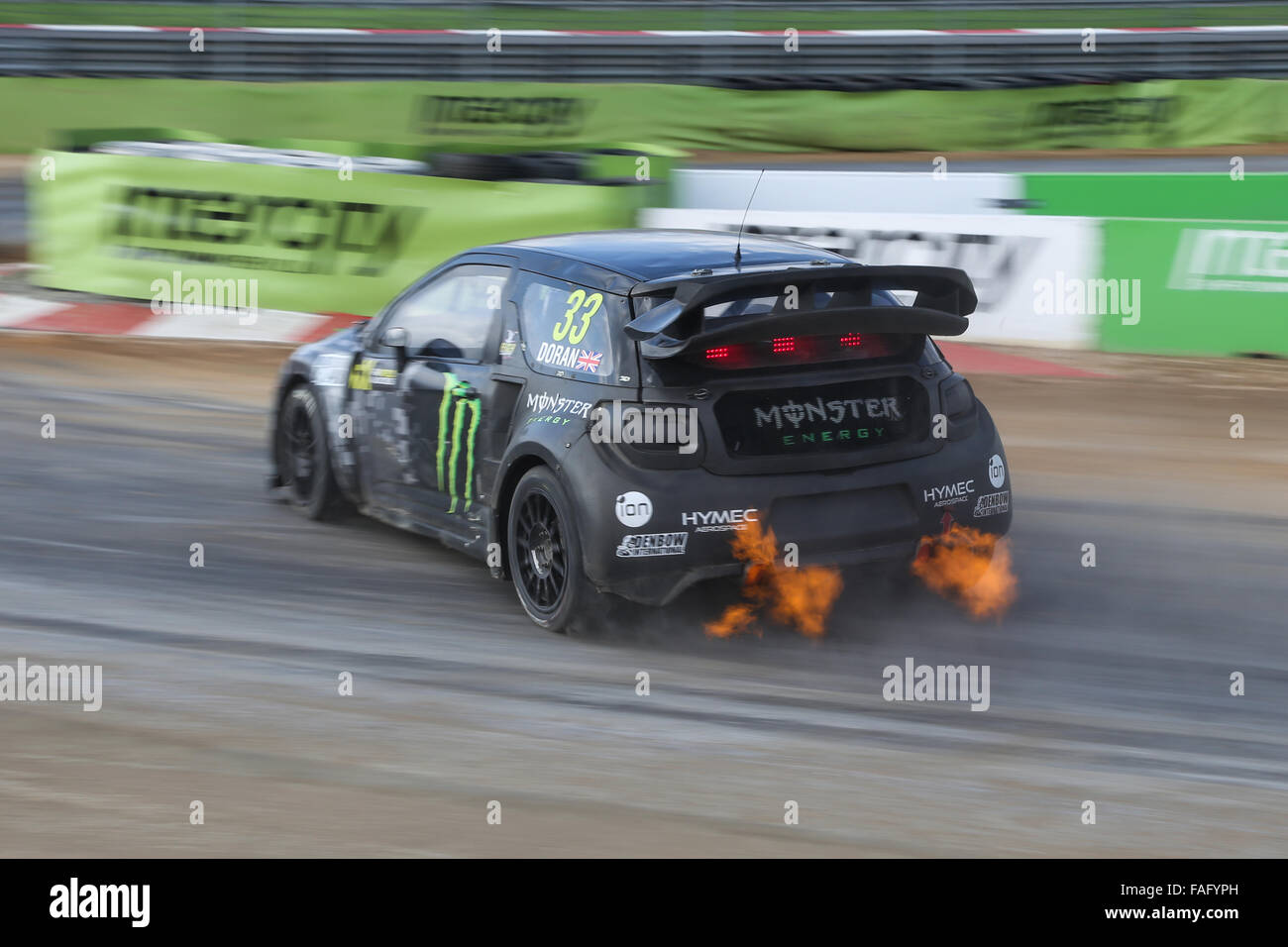 Liam Doran drives Citroen DS3 of SDRX Team in FIA World Rallycross ...