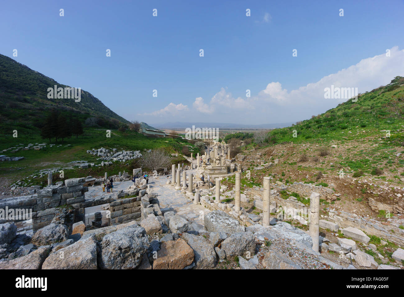 Turkey travel - the city of Ephesus, ancient Efes Stock Photo - Alamy
