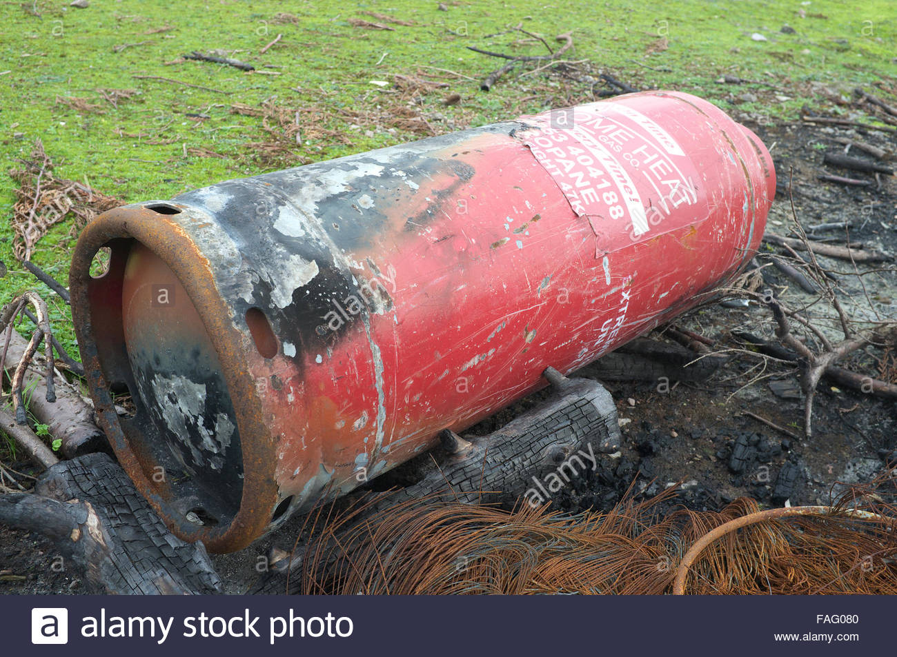 Fire And Gas Cylinder High Resolution Stock Photography and Images - Alamy