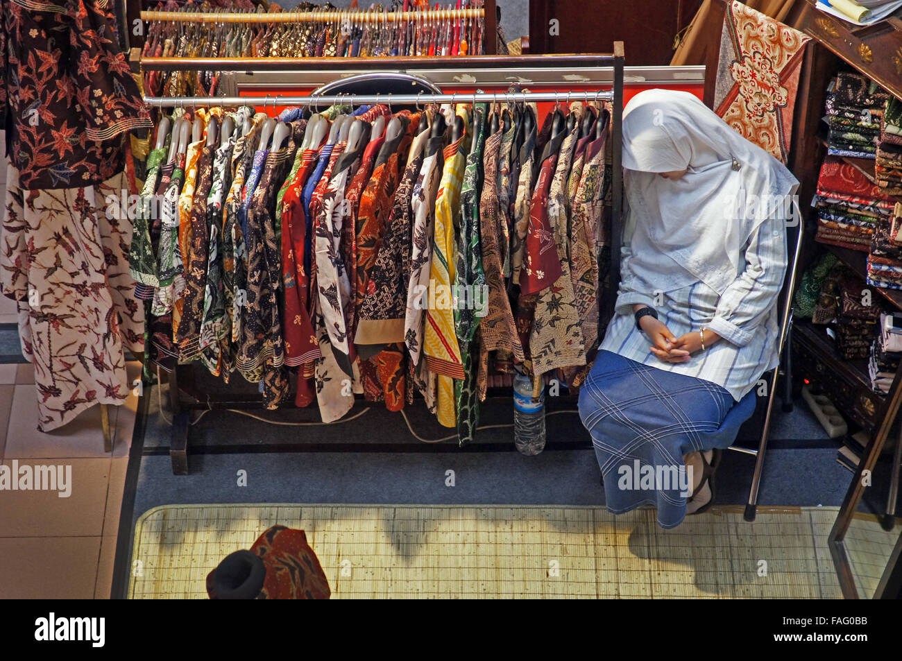 Sleeping sales assistant Stock Photo - Alamy