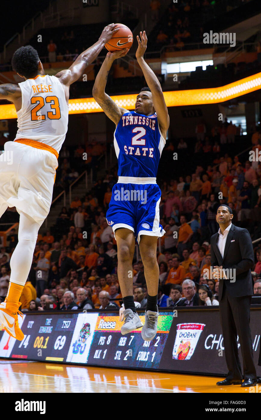 Knoxville, Tennessee, USA. 29th Dec, 2015. Derek Reese #23 of the ...