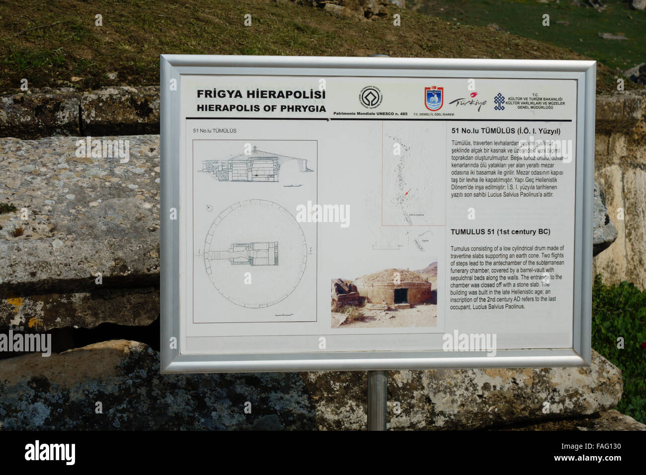 Turkey travel - early AD period stone tombs of the Phrygian necropolis ...