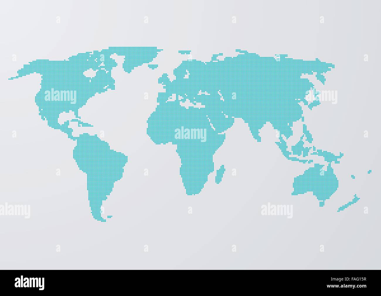 Vector illustration of a world map circles Stock Vector Image & Art - Alamy