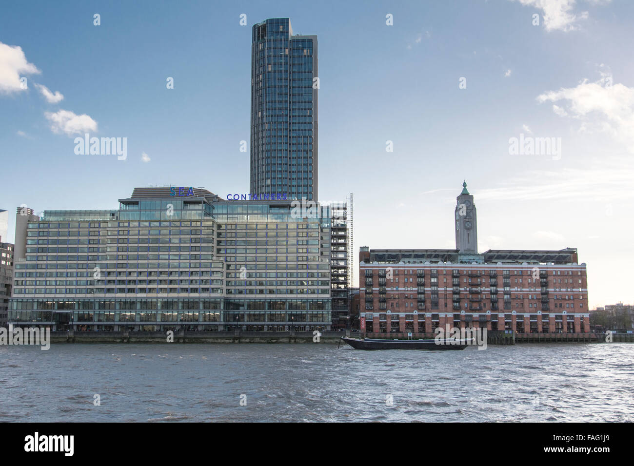 Sea Containers House, Oxo Tower Wharf and the South Bank, London, UK ...