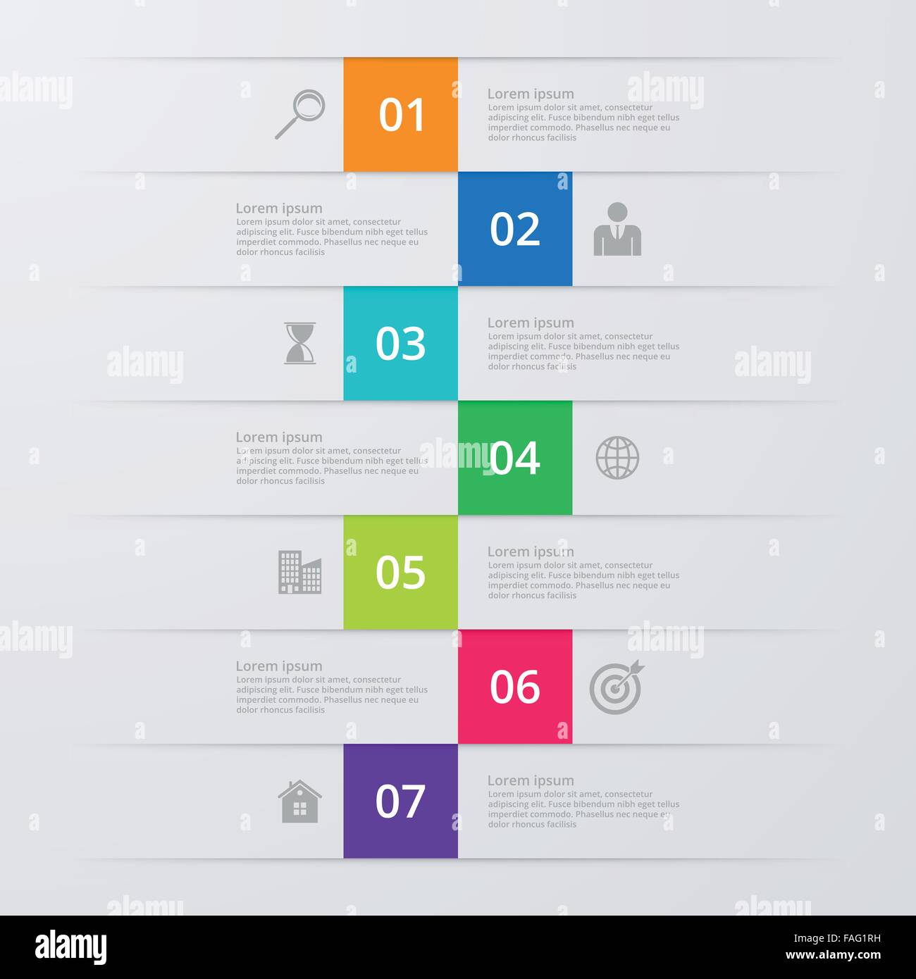 Infographic different option banner Stock Vector Images - Alamy