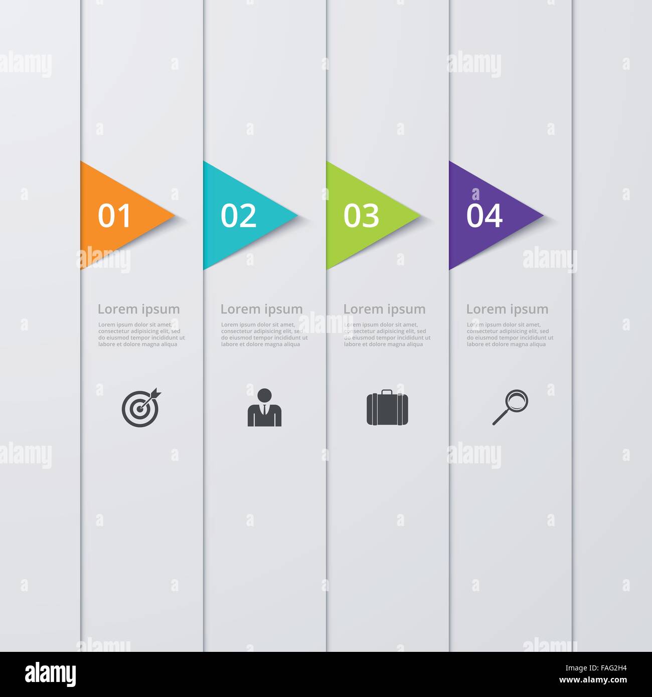 Vector illustration infographics four options Stock Vector Image & Art ...