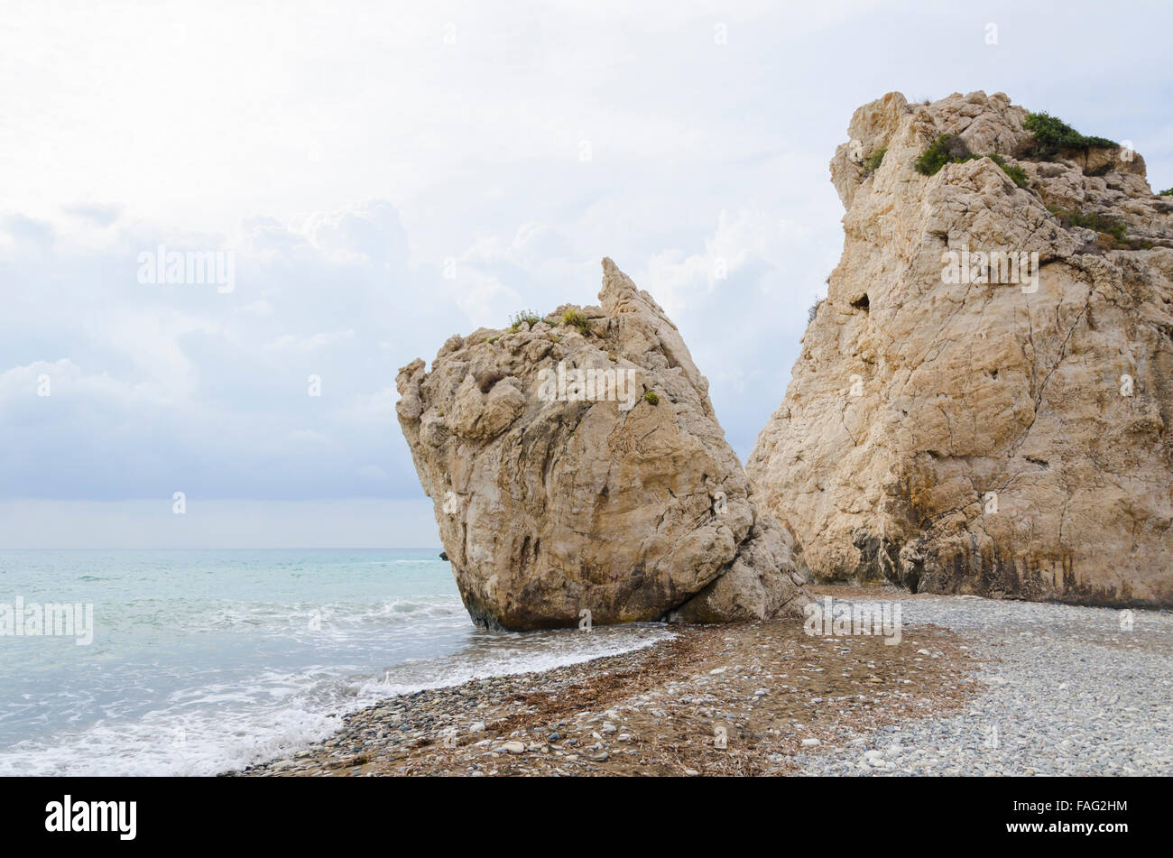 Petra tou Romiou (Rock of the Greek), also known as Aphrodite's Rock ...