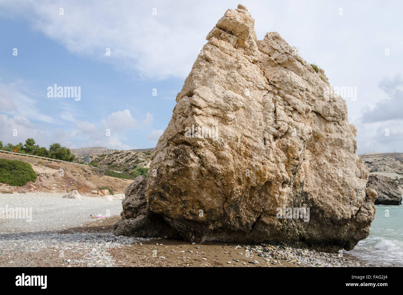 Petra tou Romiou (Rock of the Greek), also known as Aphrodite's Rock ...