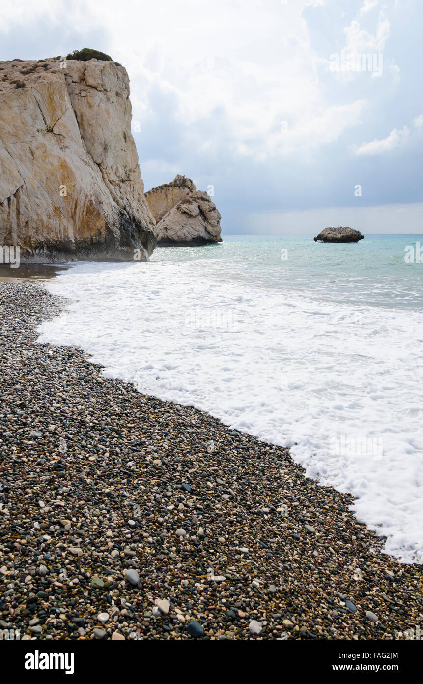 Petra tou Romiou (Rock of the Greek), also known as Aphrodite's Rock ...