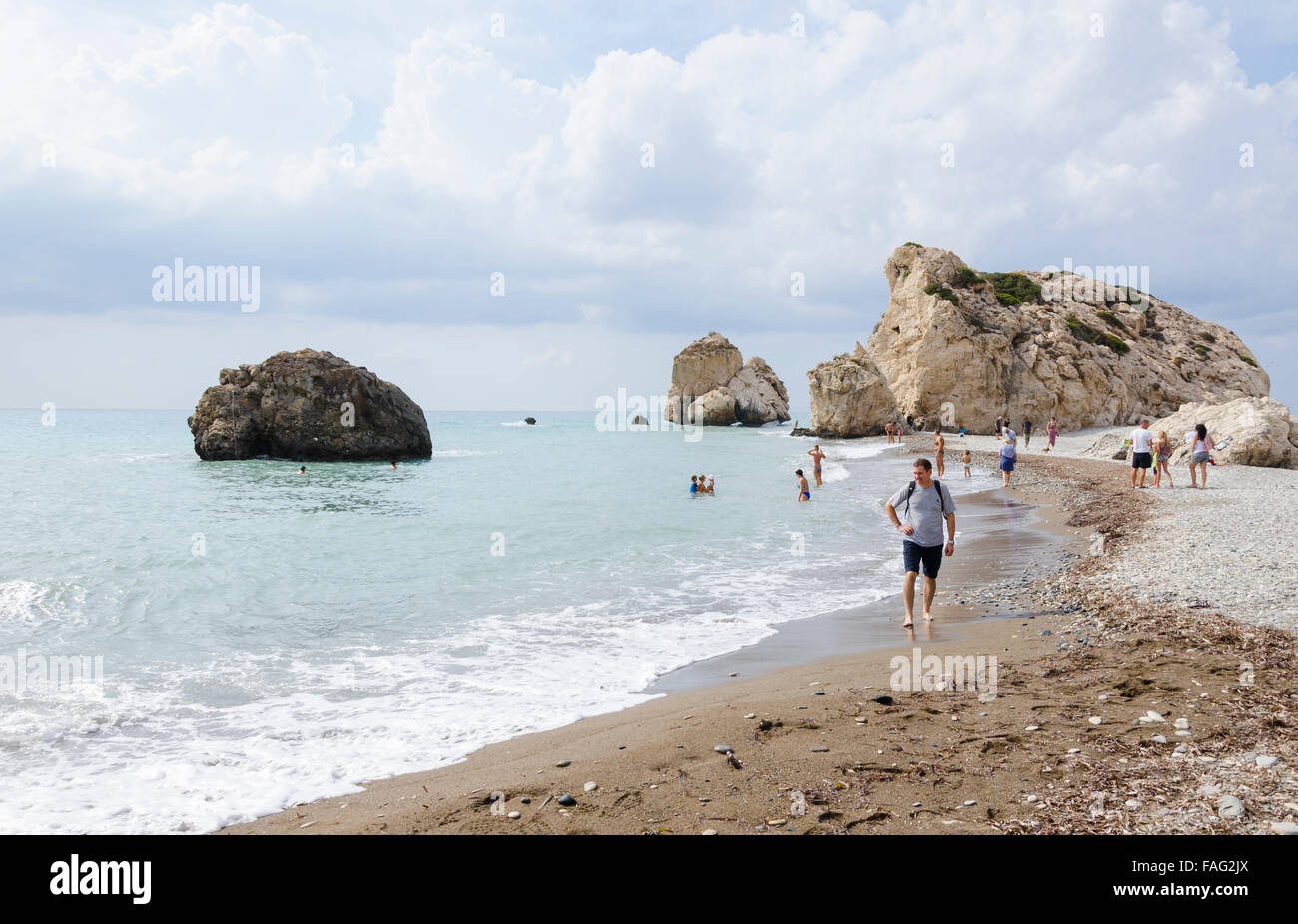 Petra tou Romiou (Rock of the Greek), also known as Aphrodite's Rock ...