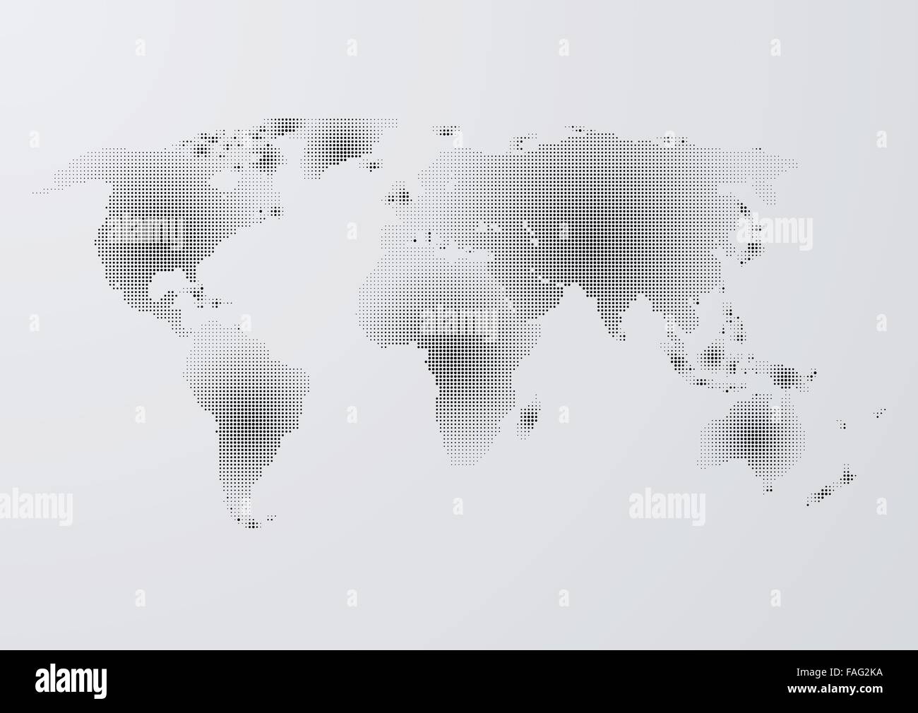 Vector illustration of a world map Stock Vector Image & Art - Alamy