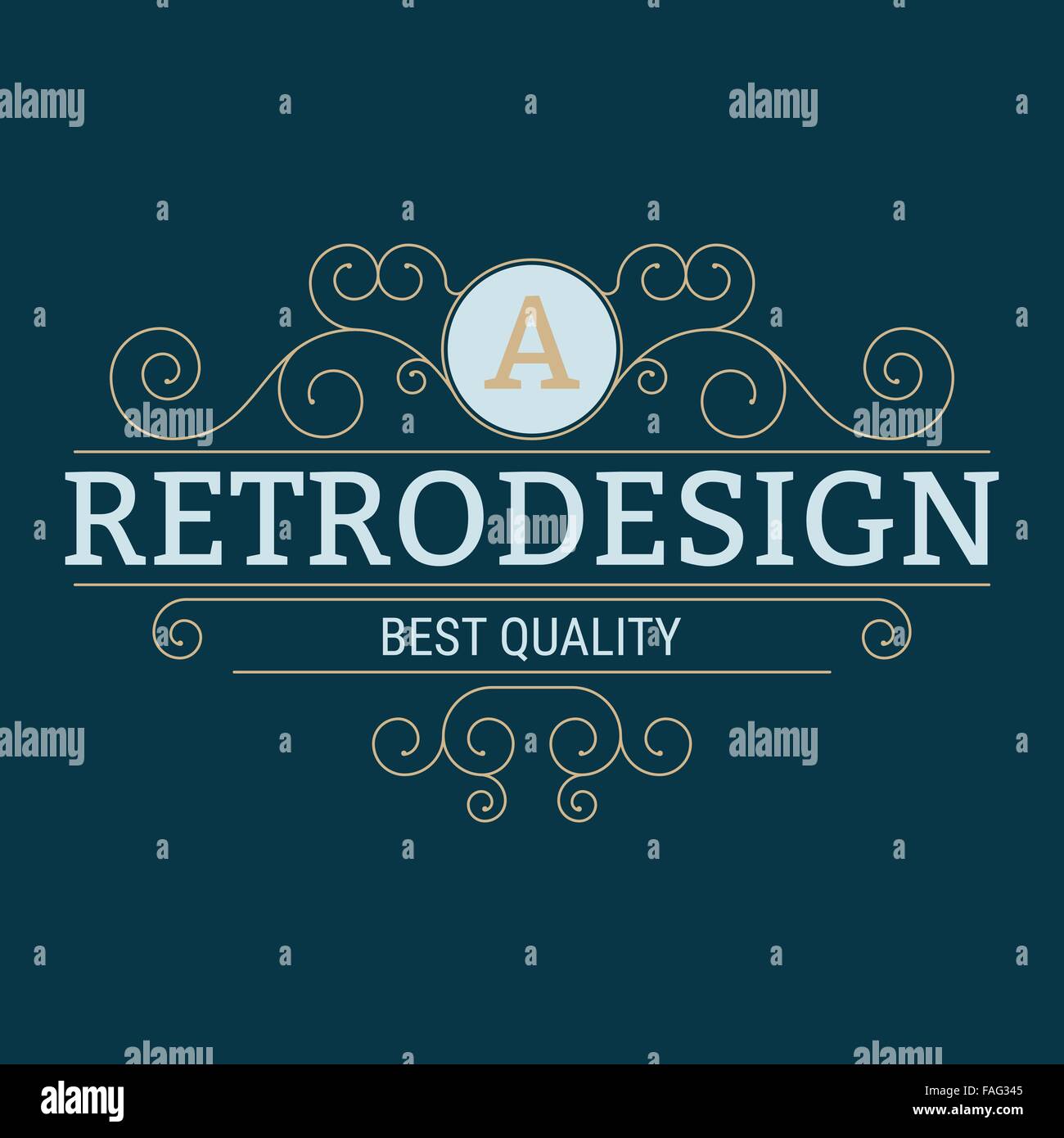 Vector illustration. The Stock vector logo design Stock Vector Image ...
