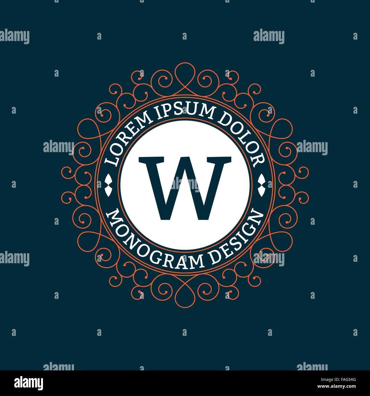 Vector illustration. The Stock vector logo design Stock Vector Image ...