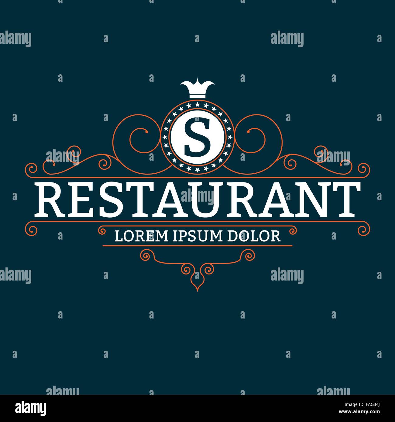Vector illustration. The Stock vector logo design Stock Vector Image ...