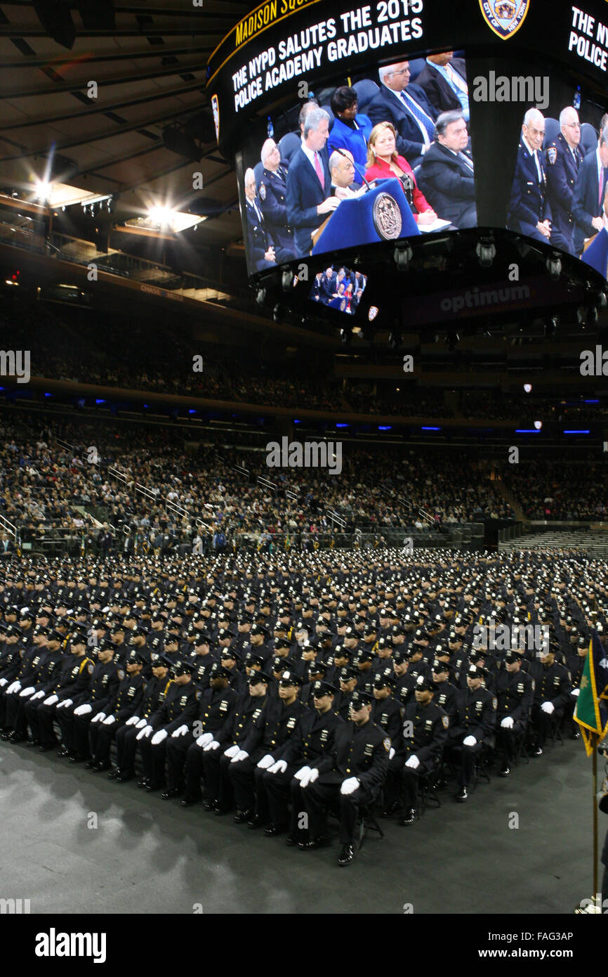 New York, New York, USA. 29th Dec, 2015. New York City Police Academy ...