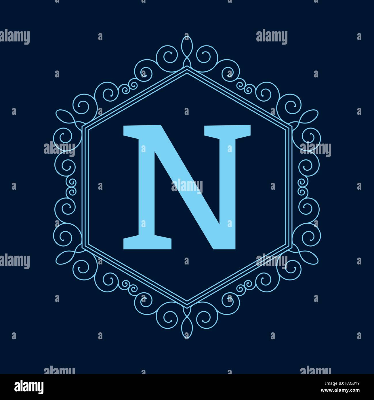 Vector illustration monogram design Stock Vector Image & Art - Alamy Vector illustration monogram design Stock Vector Image & Art - Alamy