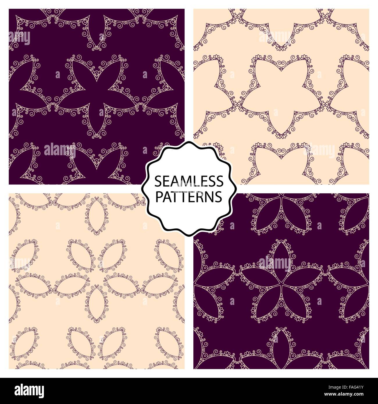 Print patterns Cut Out Stock Images & Pictures - Alamy