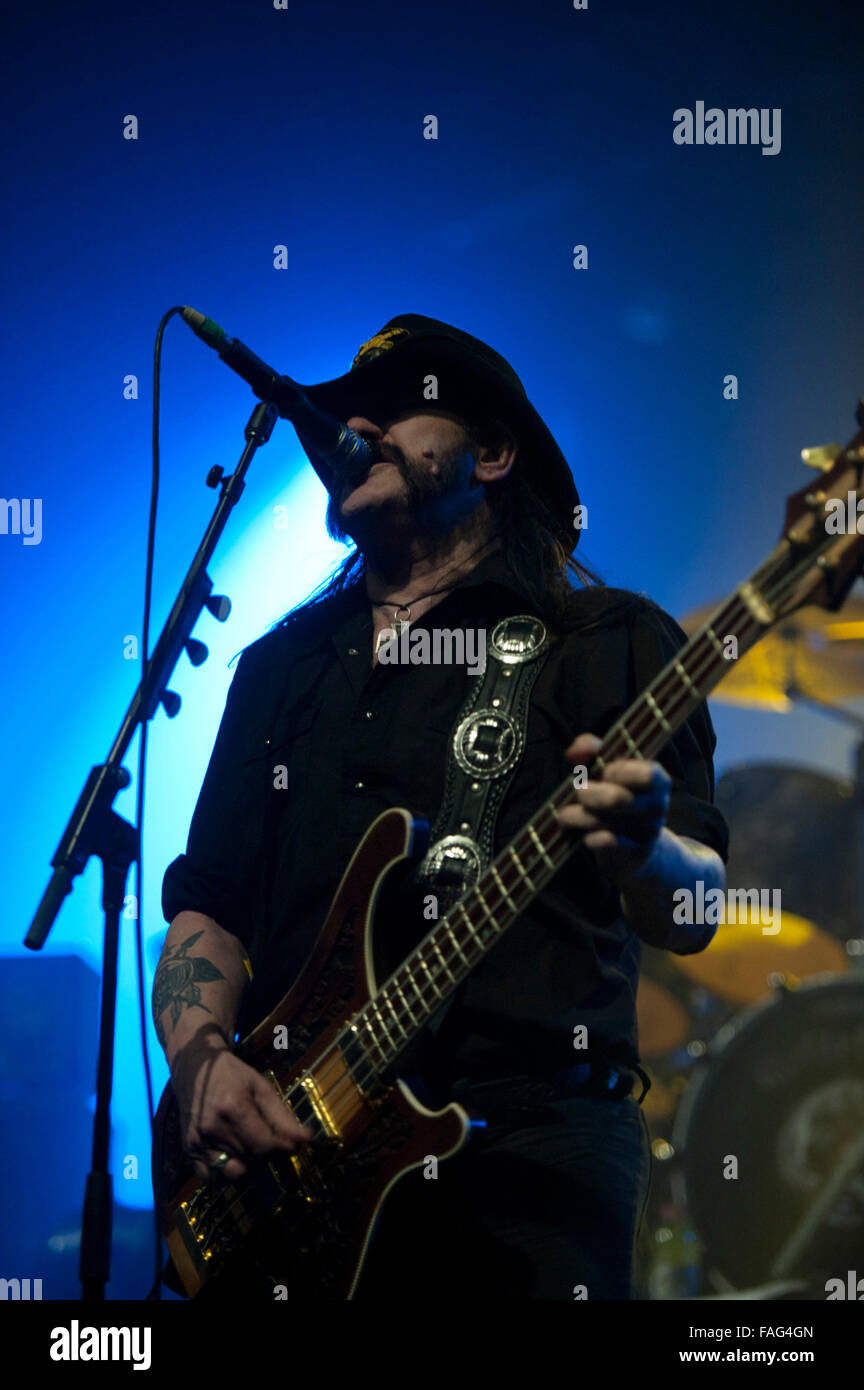 File. 29th Dec, 2015. IAN 'LEMMY' KILMISTER, founding member and singer ...
