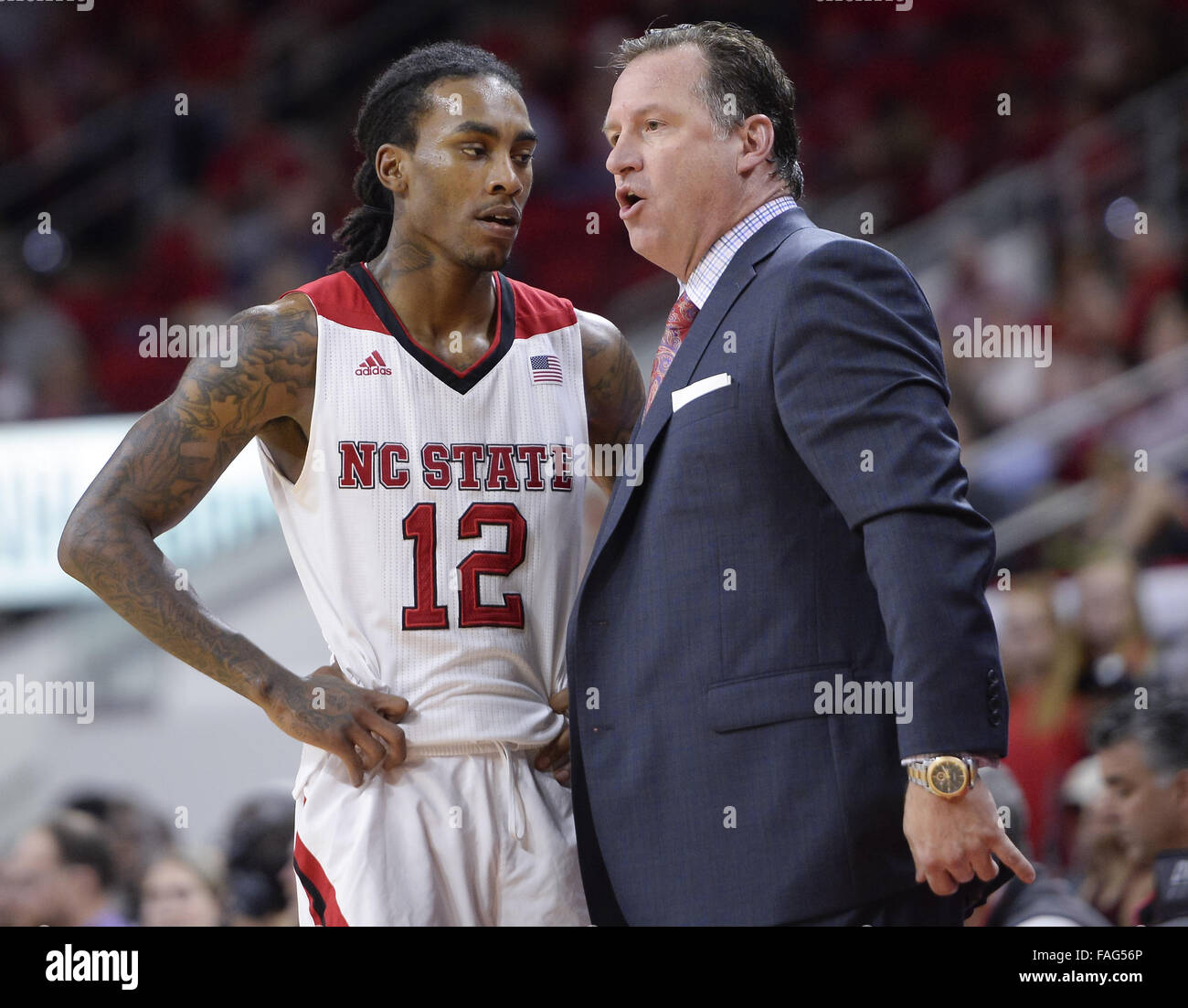 North carolina state wolfpack head coach mark gottfried hi-res stock ...