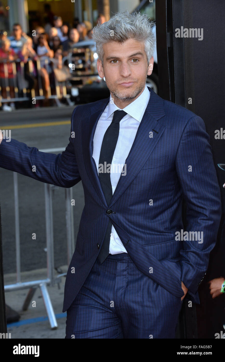 LOS ANGELES, CA - AUGUST 20, 2015: Director/co-writer Max Joseph at the ...