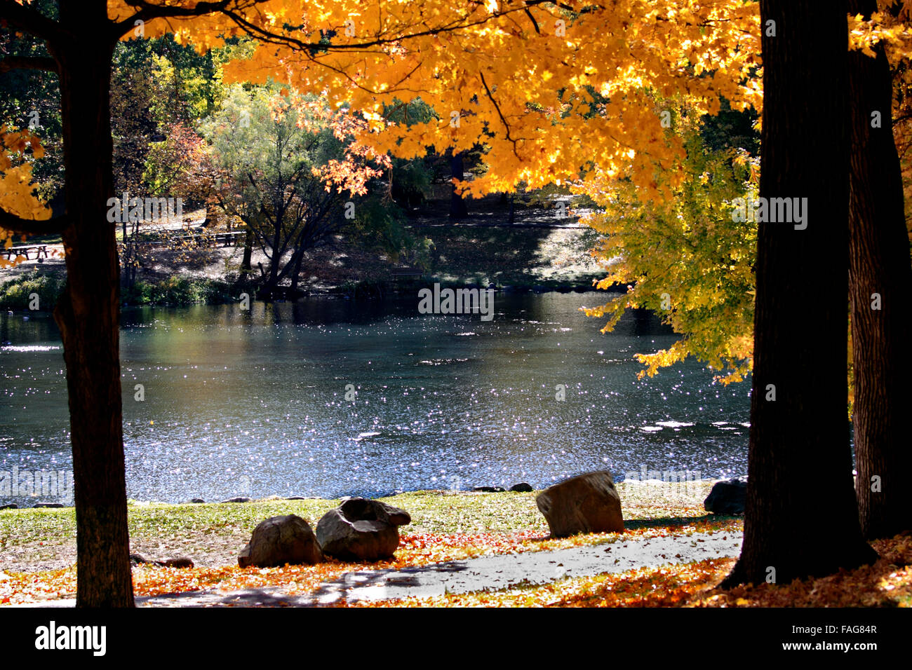Tibbetts Brook Park Westchester County Yonkers New York Stock Photo - Alamy