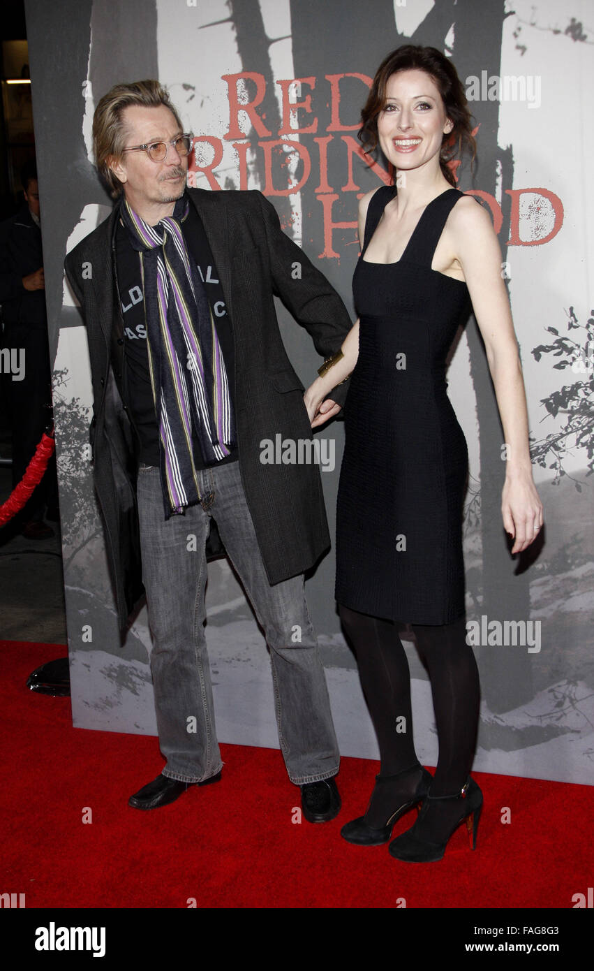 Gary Oldman and Alexandra Edenborough at the Los Angeles premiere of ...