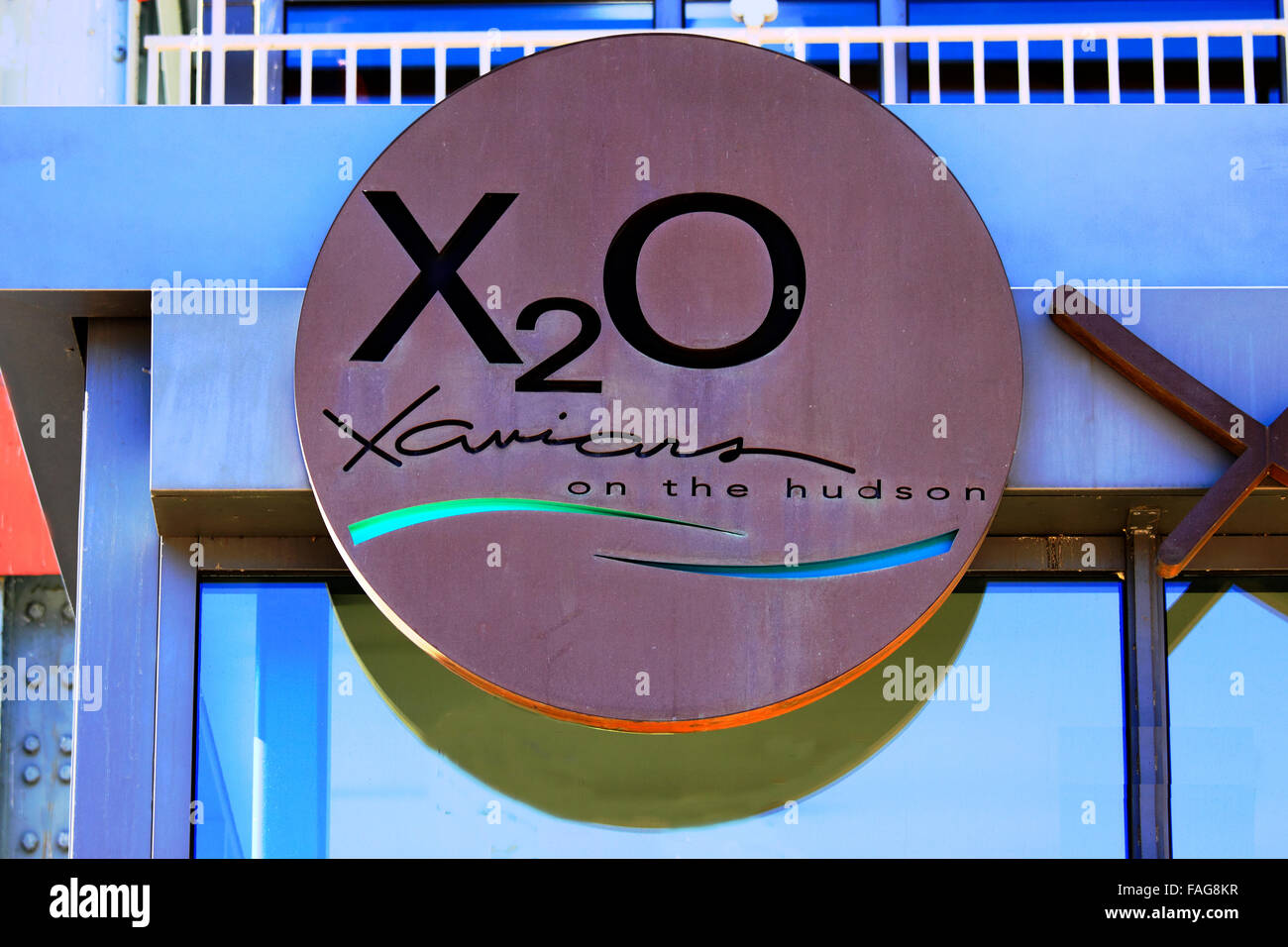 Xaviar's H2O restaurant on the waterfront Yonkers New York Stock Photo ...