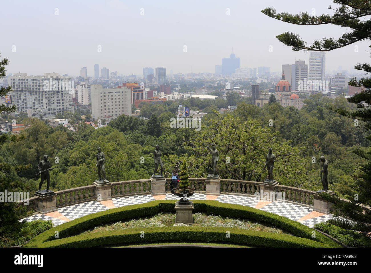 North America Mexico Chapultepec Castle Stock Photo - Alamy