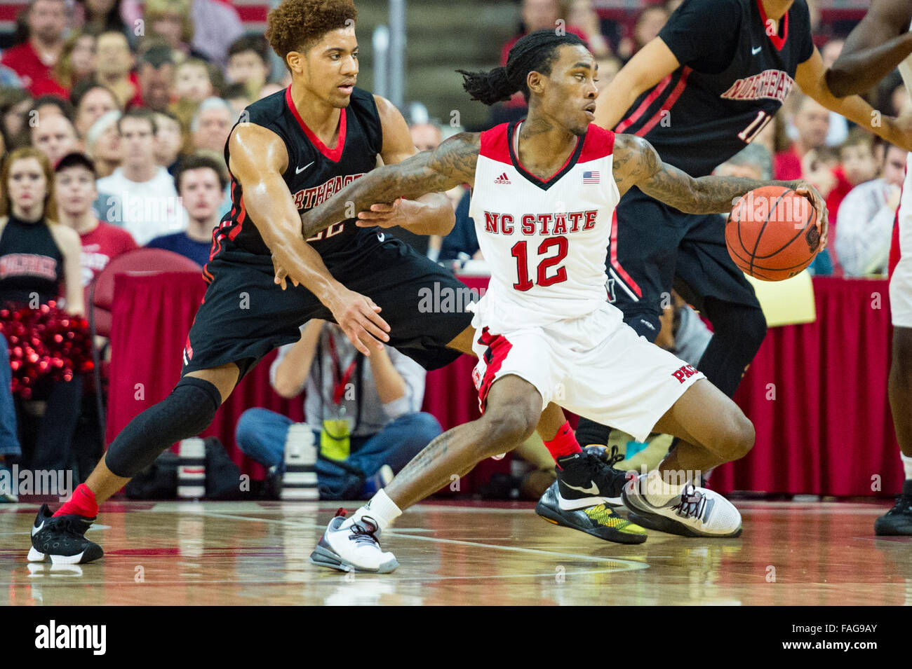 Raleigh, NC, USA. 29th Dec, 2015. NC State guard Anthony 'Cat' Barber ...