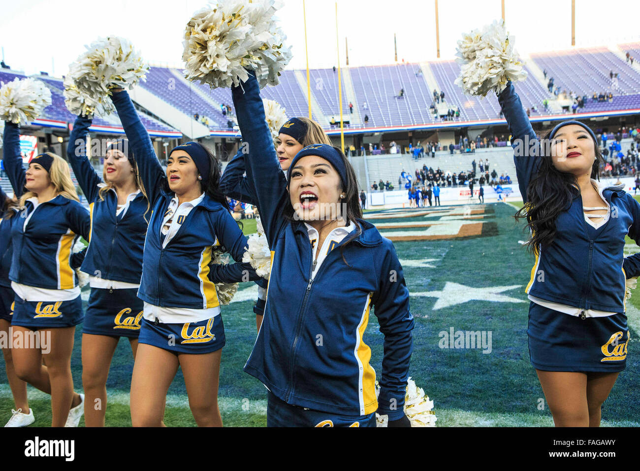 Fort Worth, Texas, USA. 29th Dec, 2015. California Golden Bears ...