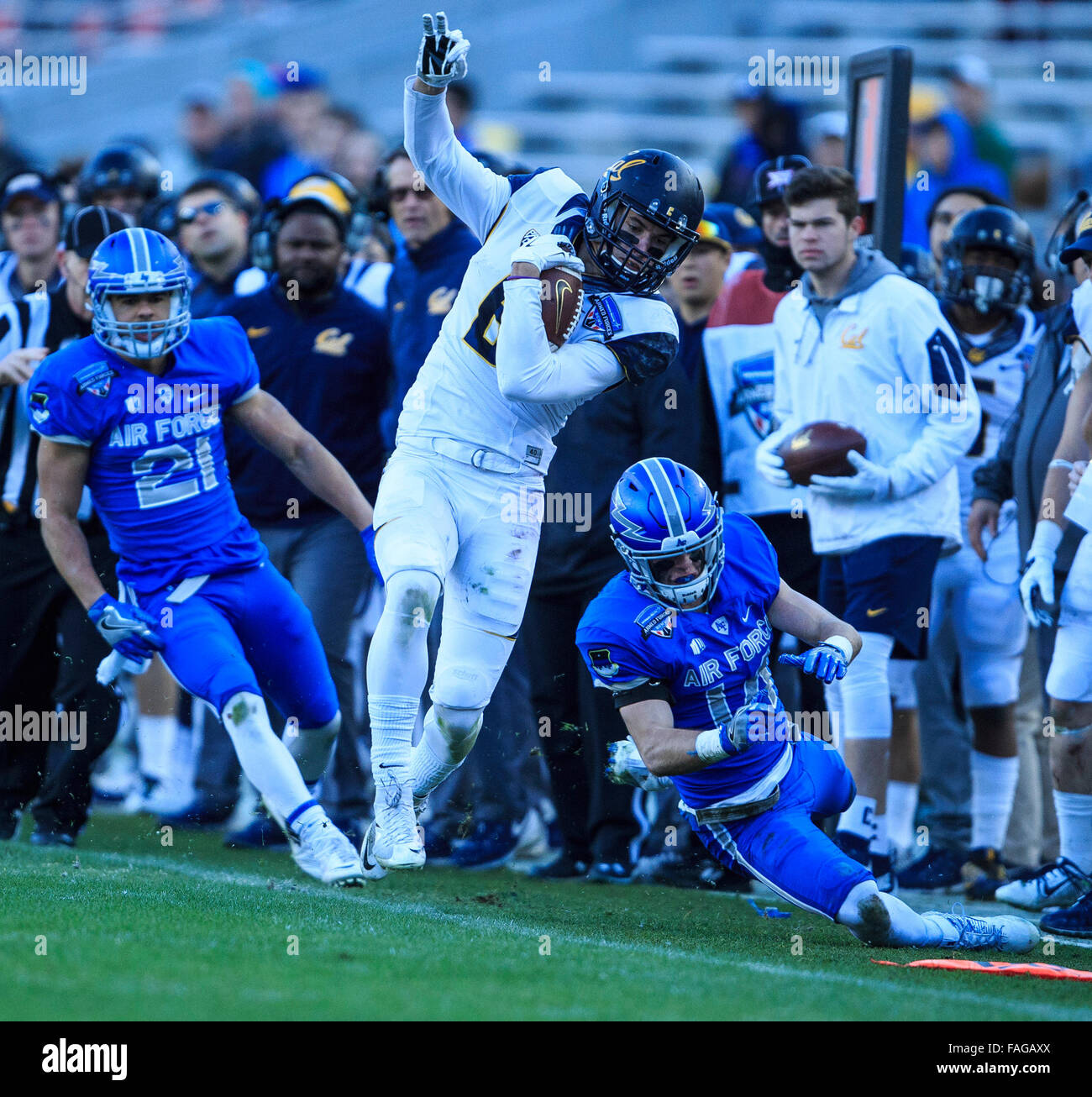 Fort Worth, Texas, USA. 29th Dec, 2015. wide receiver Chad Hansen (6 ...