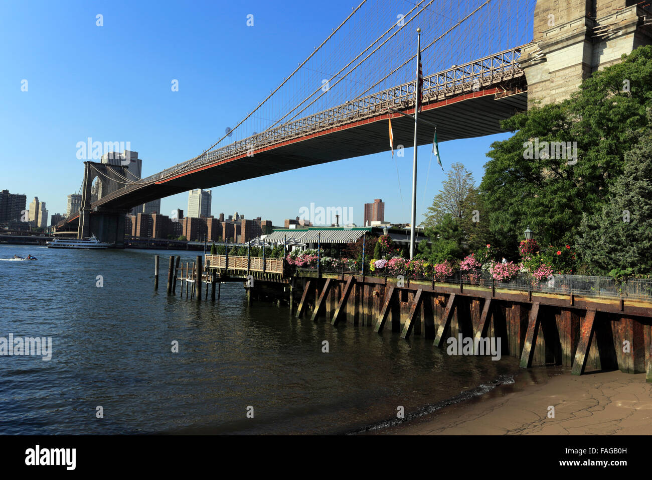 The Brooklyn Bridge New York City Stock Photo - Alamy