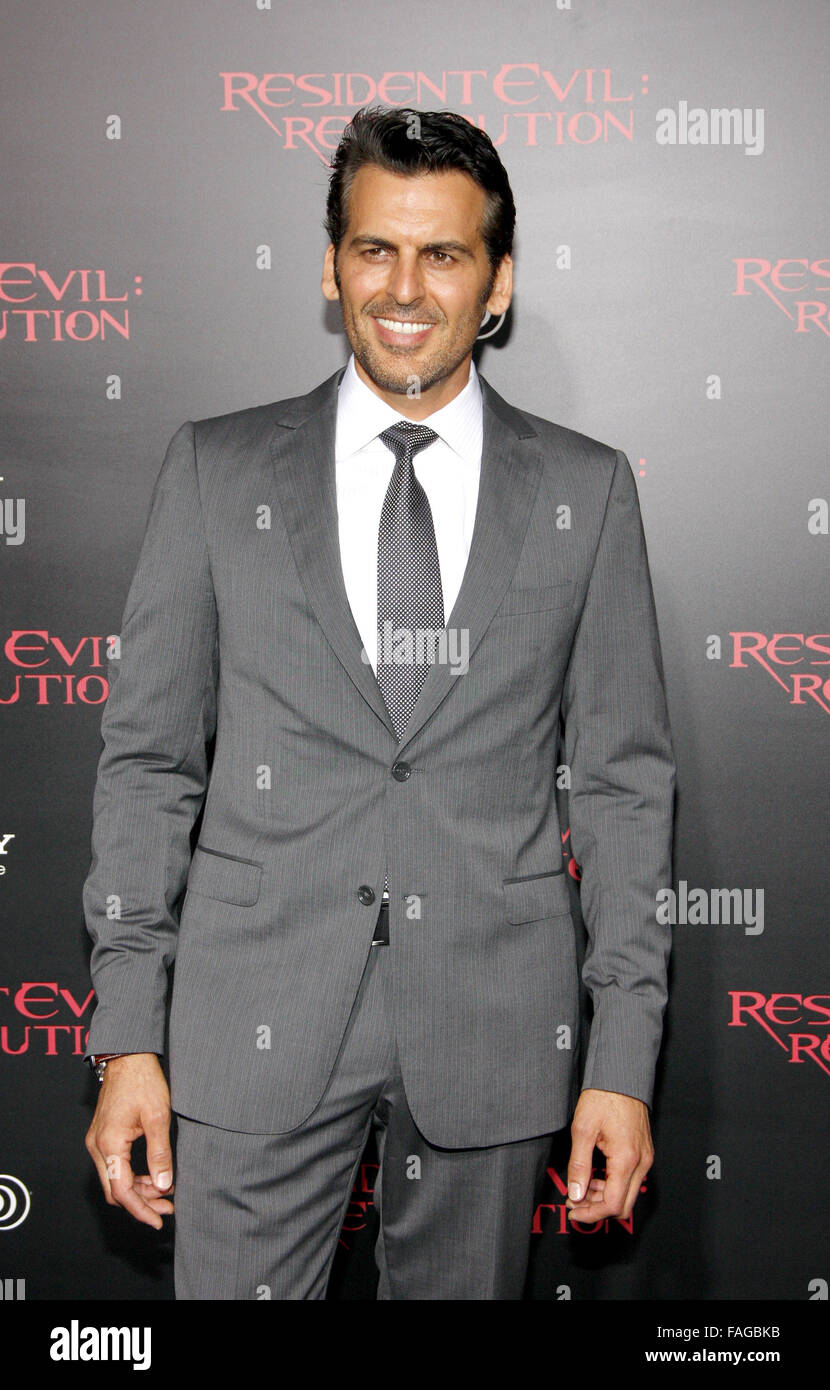 Oded Fehr at the Los Angeles premiere of "Resident Evil: Retribution ...