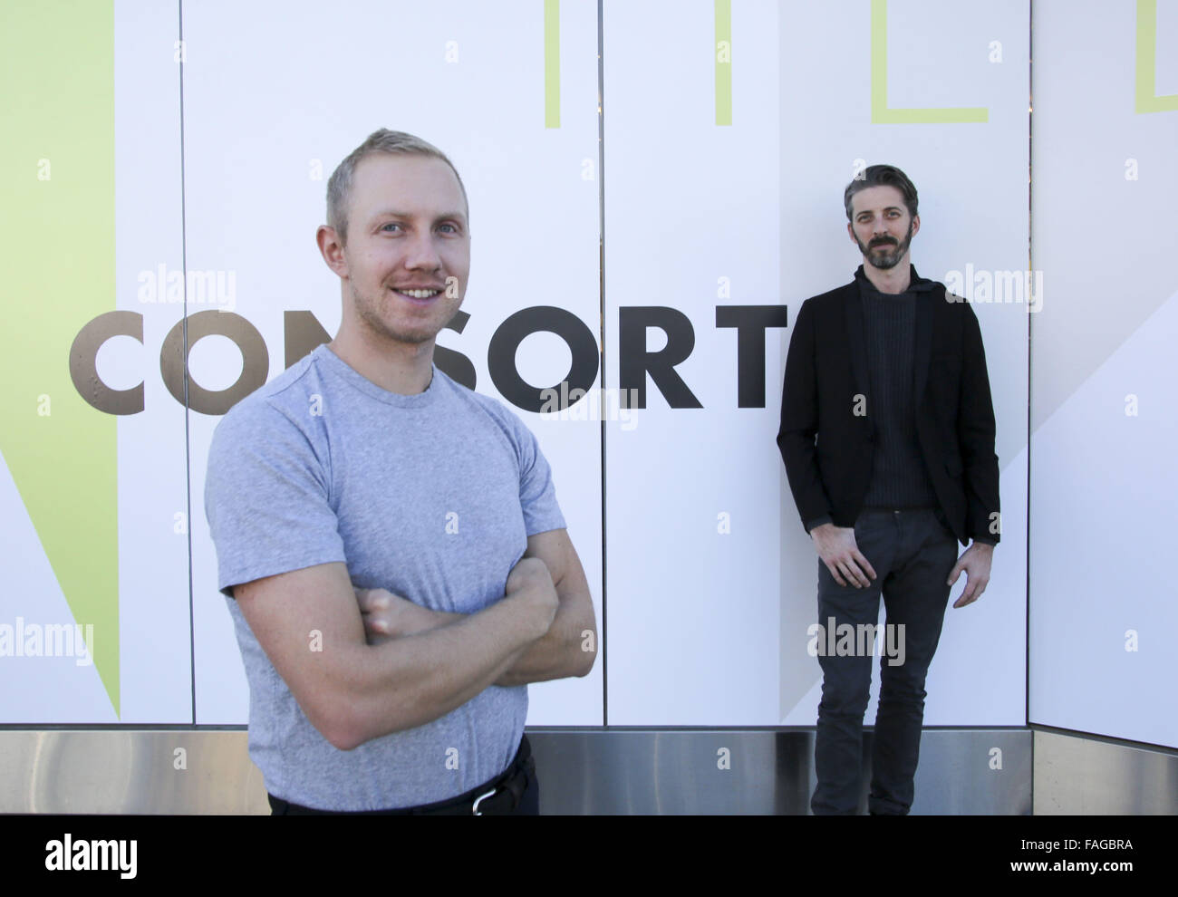 Los Angeles, California, USA. 23rd Nov, 2015. Brandon Quattrone, left ...