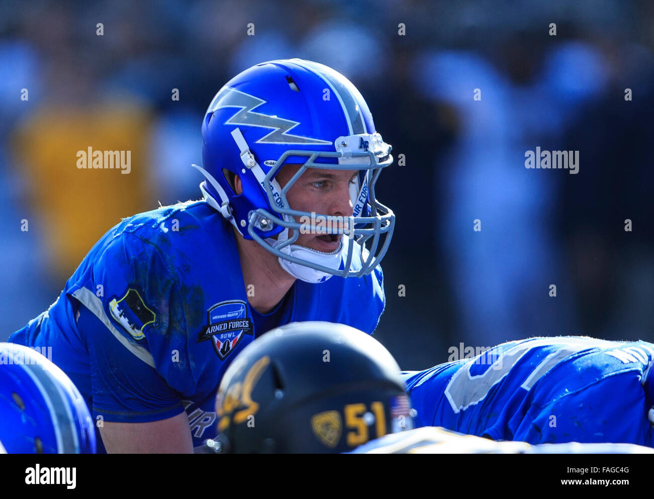 Fort Worth, Texas, USA. 29th Dec, 2015. quarterback Karson Roberts (16 ...