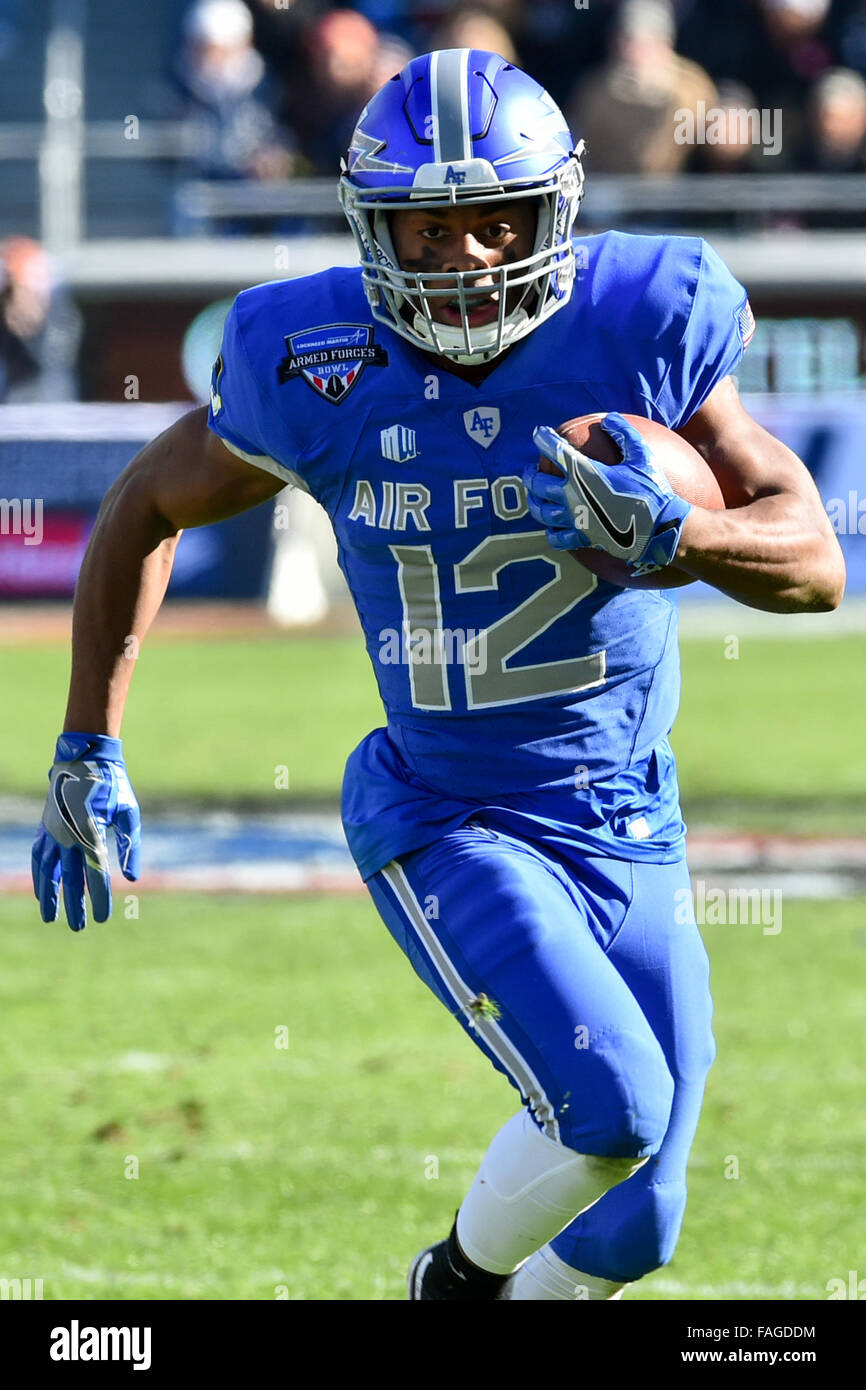December 29, 2015: Air Force Falcons wide receiver Tyler Williams (12 ...