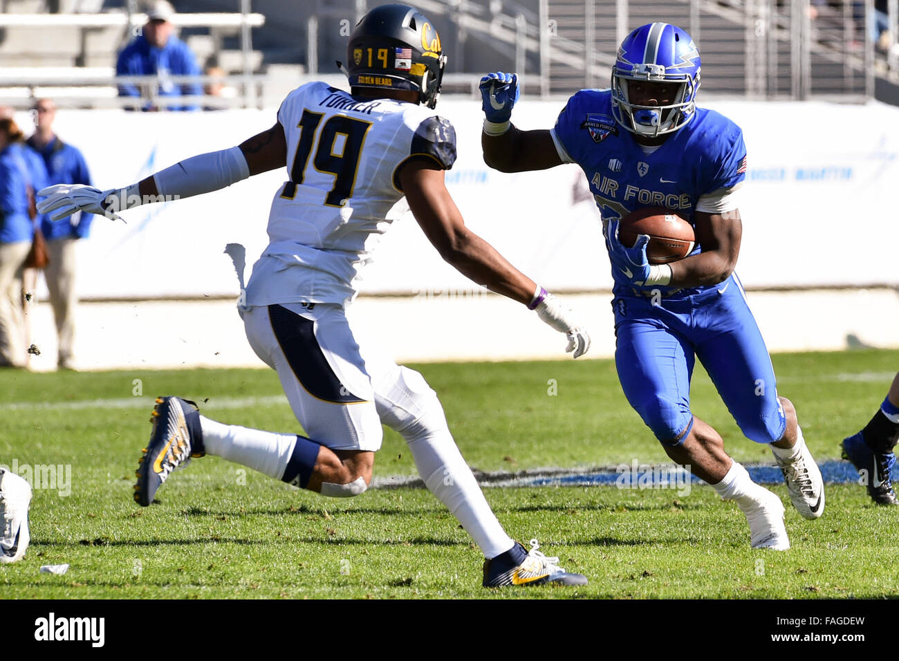 December 29, 2015: Air Force Falcons running back Bryan Driskell (22 ...