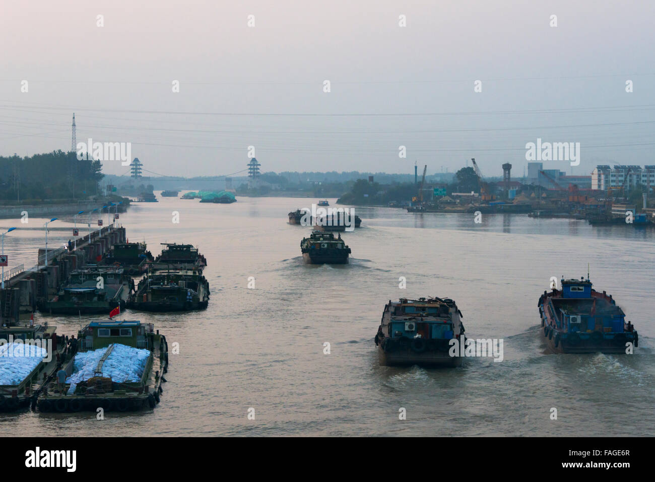 River barges hi-res stock photography and images - Alamy